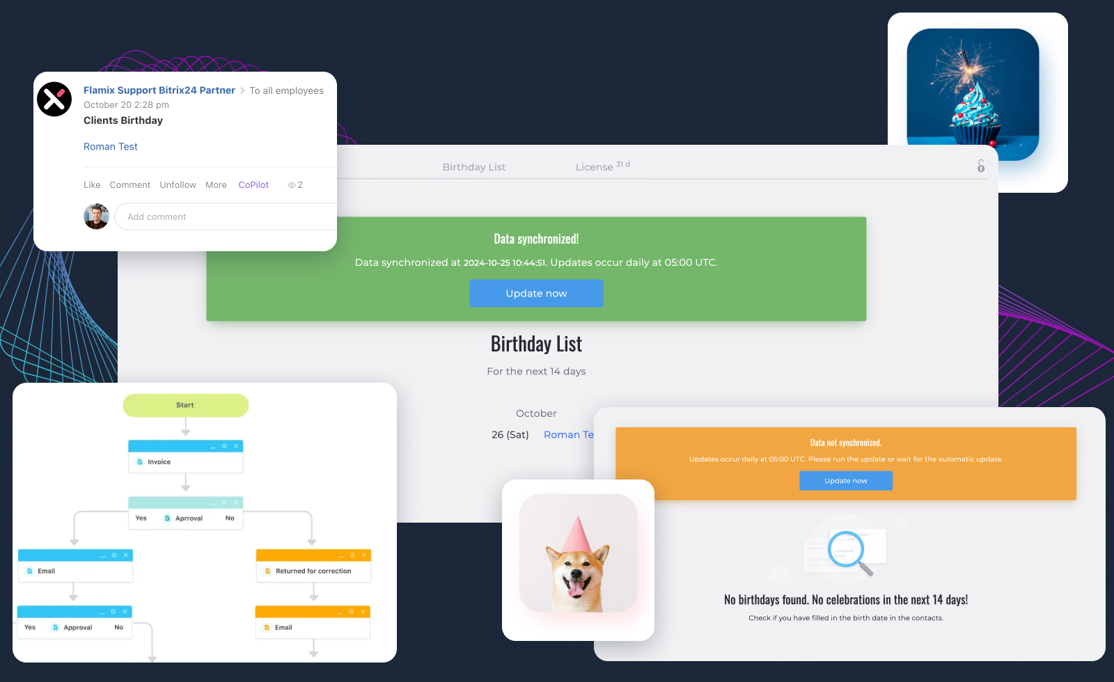 Automation of Client Birthday Greetings in Bitrix24