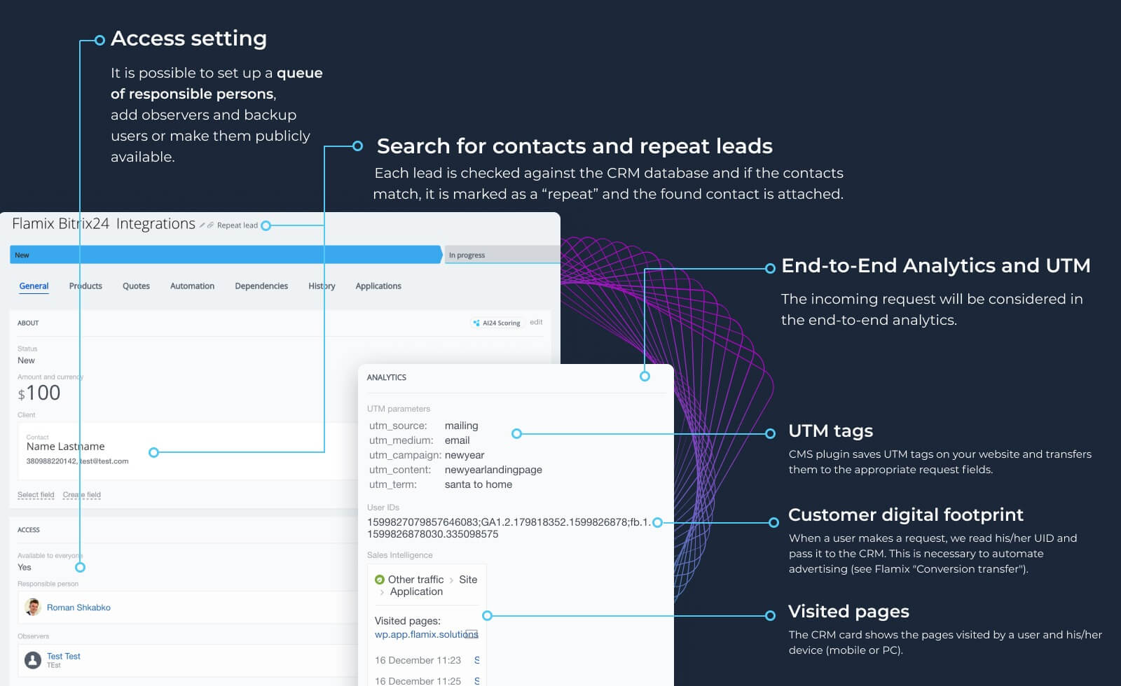 🤟Integration of the site and Bitrix24 using a plugin